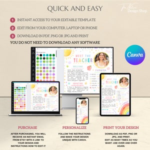 Meet the Teacher Template Meet Theteacher Kindergarten Letter Meet the ...