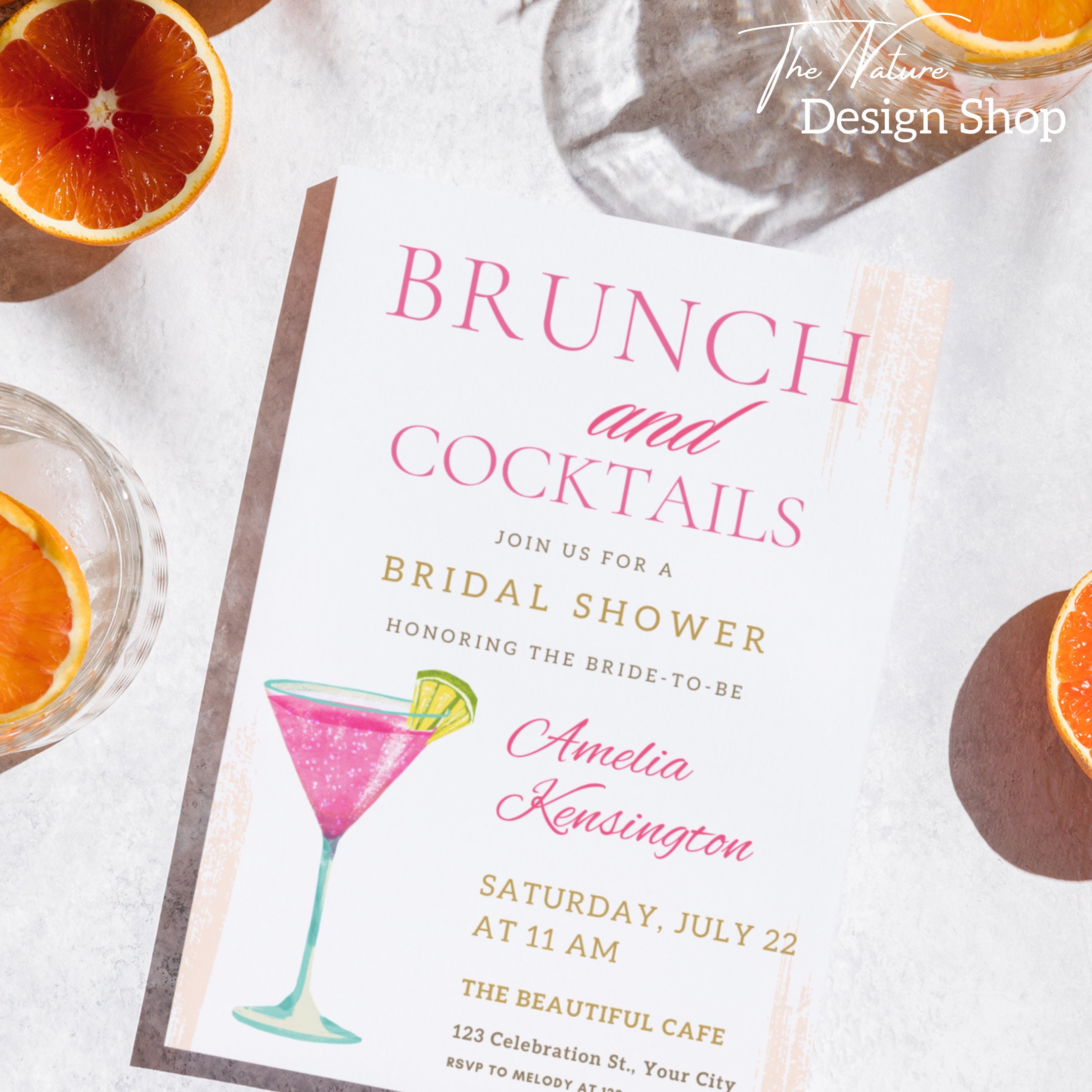 Brunch Invitation Bridal Shower Boozy Brunch Post Wedding - Etsy