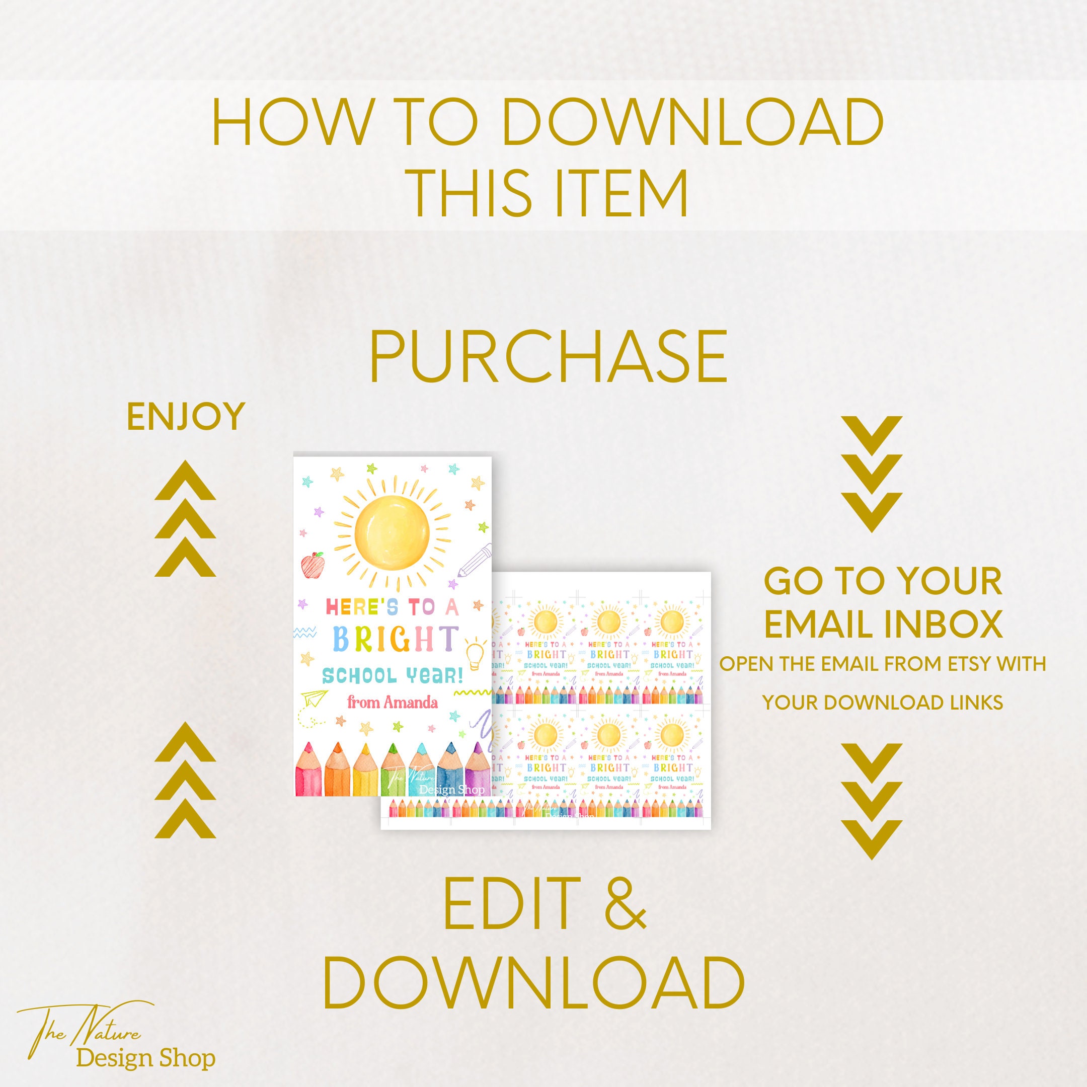 Teacher Gift Tag Back to School Gift Tag School Treat Tag School Gifts ...