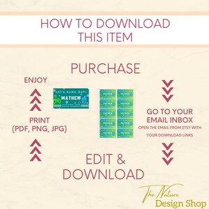 Contact Cards Kids Playdate Cards Boys Keep in Touch for Kids Playdate ...