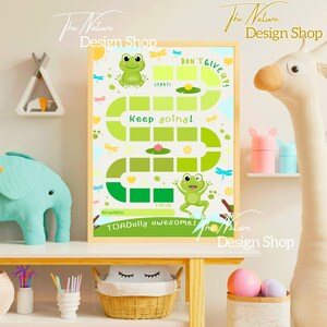 Baby Frog Reward Chart for Kids Daily Routine Chart Children Chore ...