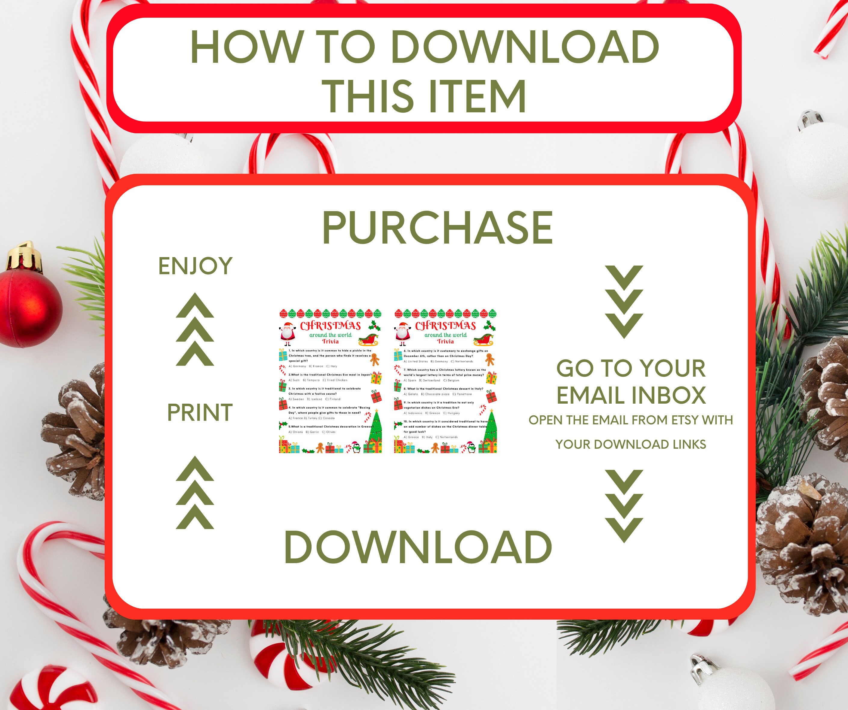 Christmas Game Xmas Game Christmas Party Printable Games Christmas ...