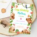Capybara Birthday Invitation Capybara Girl Birthday Invitation 6th ...