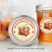 Editable Strawberry Jam Sticker Strawberry Jam Jar Labels Strawberry ...