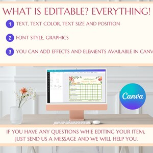 Editable Forest Animals Reward Chart Printable Behavior Chart Daily ...