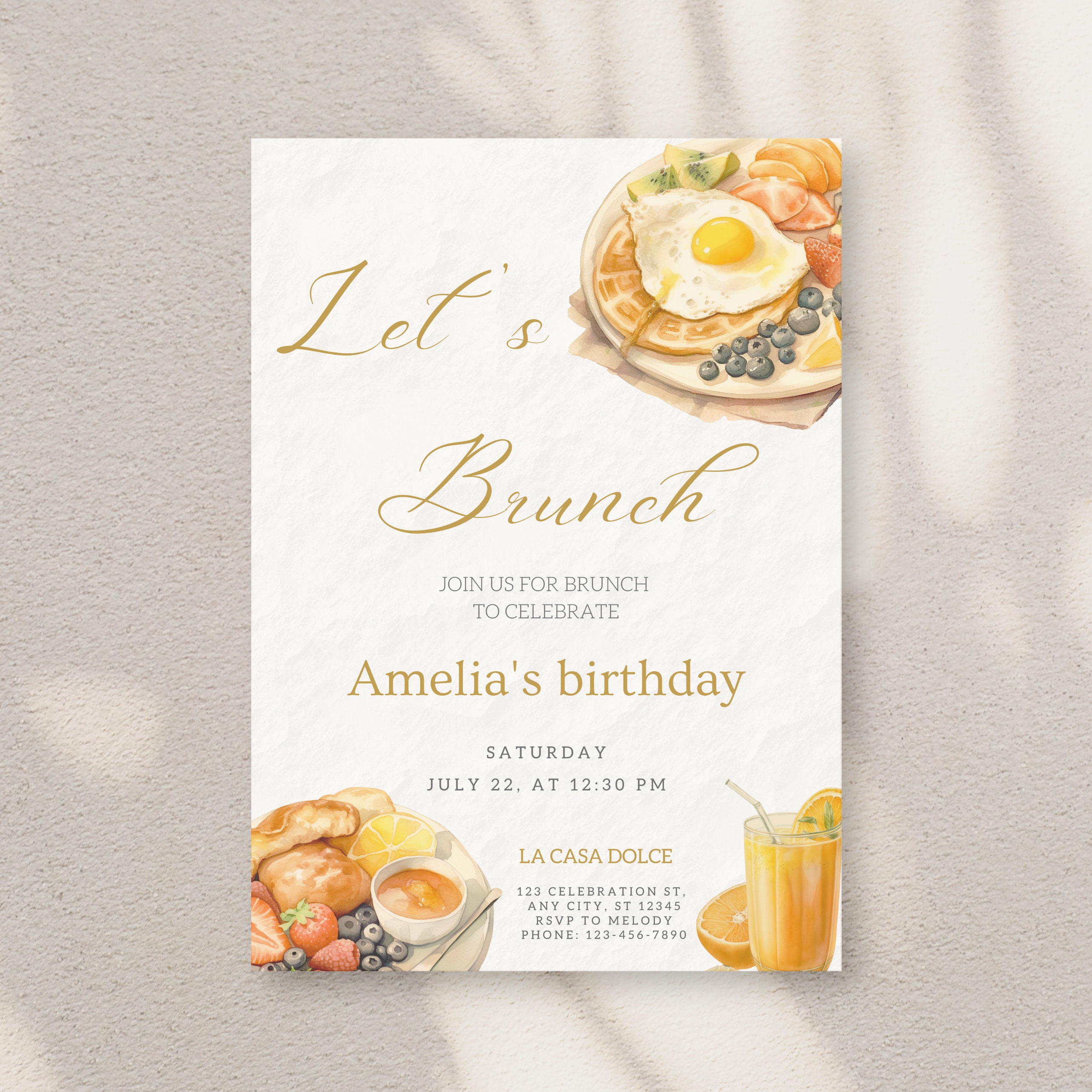Bithday Brunch Invitation Boozy Brunch Invite Brunch and Bubbly Post ...