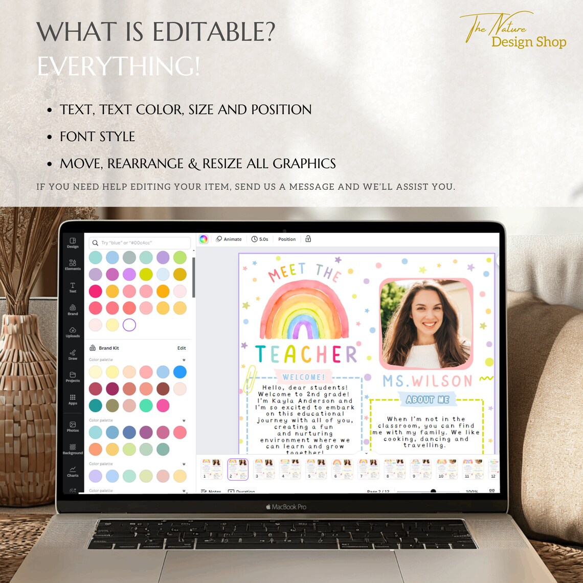 Meet the Teacher Template Meet Theteacher Kindergarten Letter Meet the ...