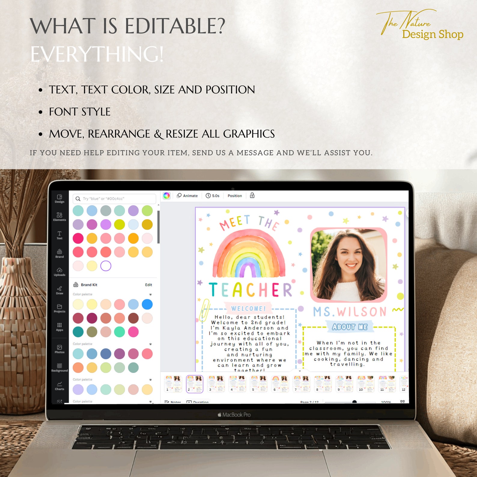 Meet the Teacher Template Meet Theteacher Kindergarten Letter Meet the ...