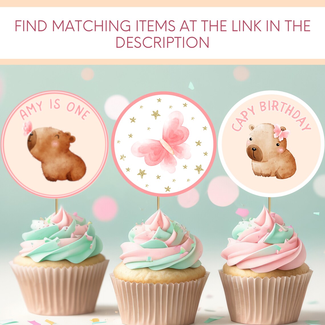 Capybara Birthday Invitation Editable Capybara Party Invite Capybara ...