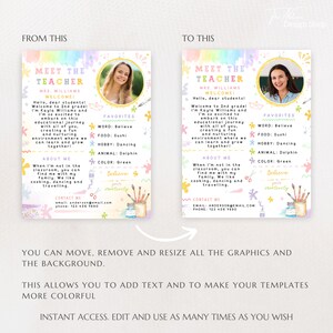 Meet the Teacher Template Bundle Meet the Teacher Kindergarten Letter ...