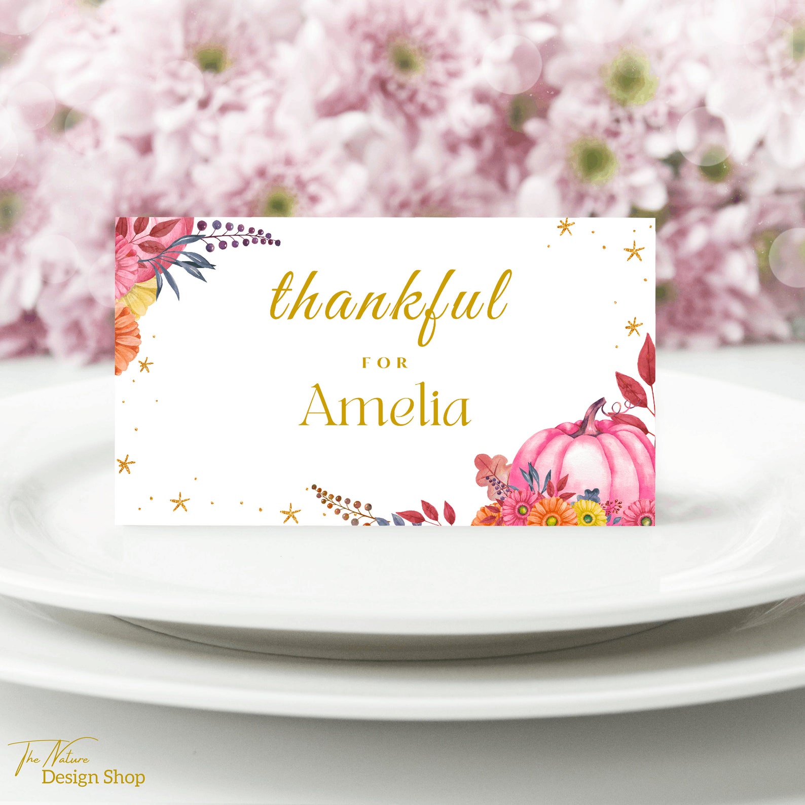 Thanksgiving Name Tags Thanksgiving Name Cards Thanksgiving Place Cards ...