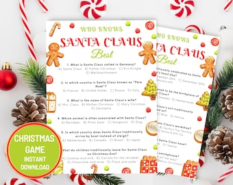 Christmas Game Xmas Game Christmas Party Printable Games Christmas ...