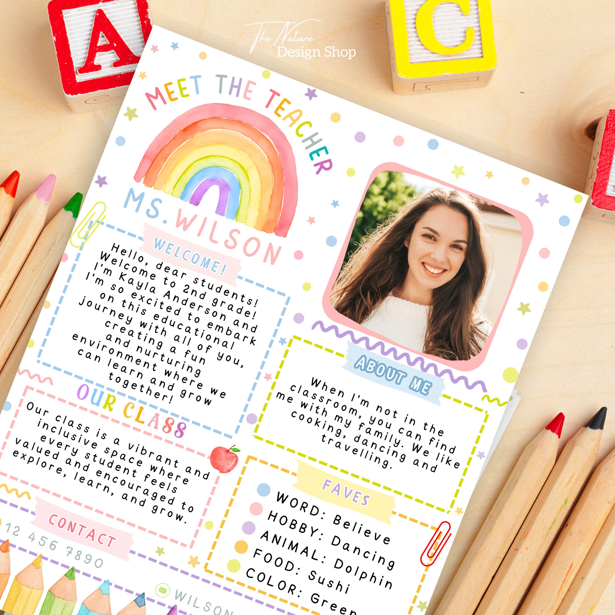 Meet the Teacher Template Meet Theteacher Kindergarten Letter Meet the ...