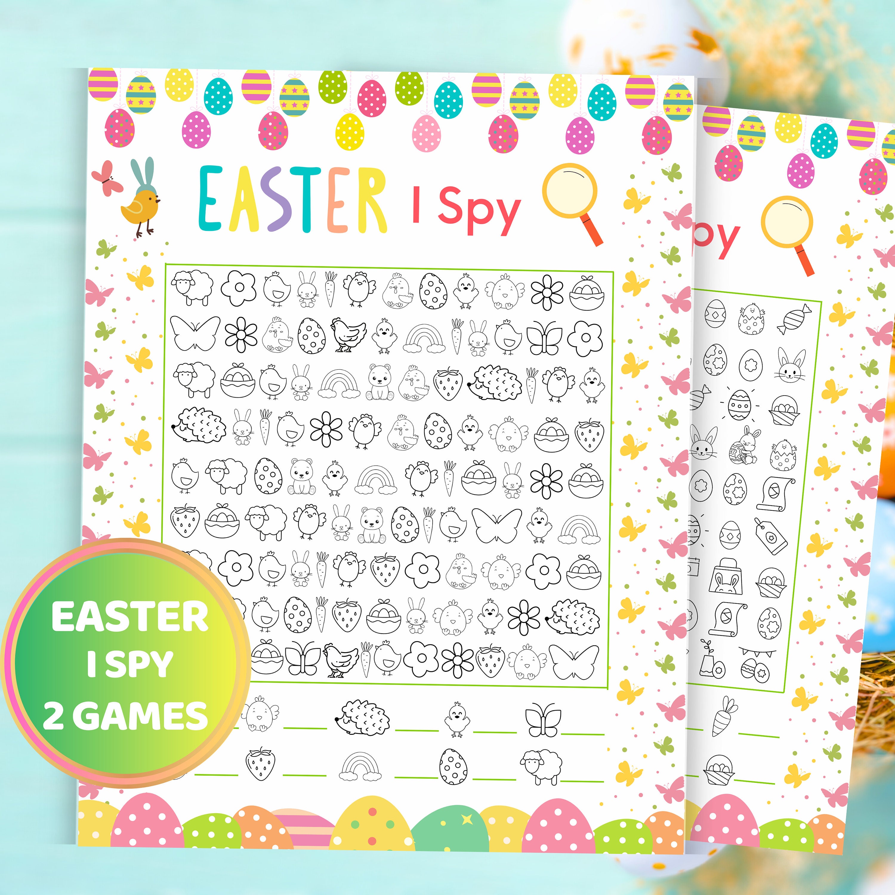 I Spy Easter I Spy Game Easter Game Printable Easter Activity for Kids ...
