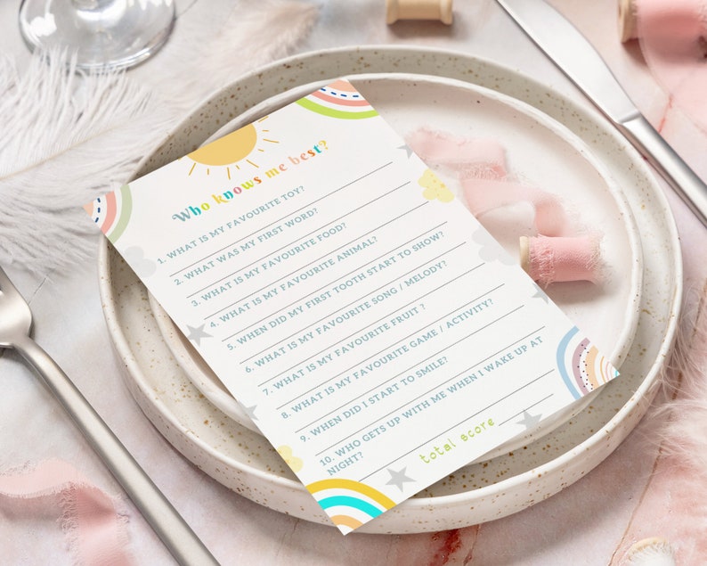 Editable 1st Birthday Game First Trip Around the Sun Games Sun Baby ...