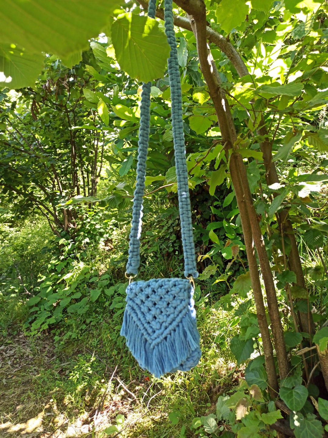 Macrame Mobile Phone Case in Boho Macrame Bag Bohemian Bag - Etsy