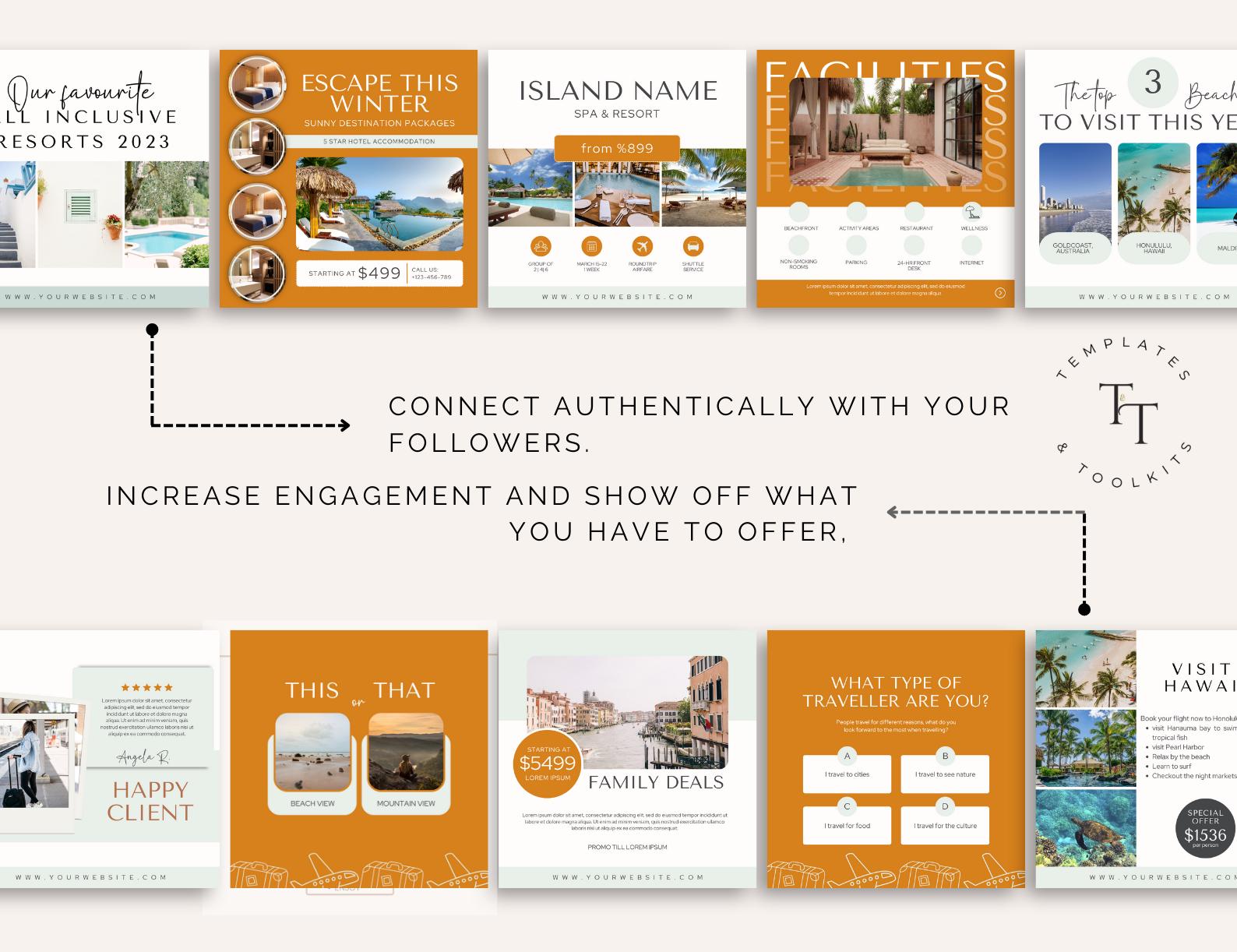 Travel Agent Instagram Post, Travel Agent Template, Travel Agency ...