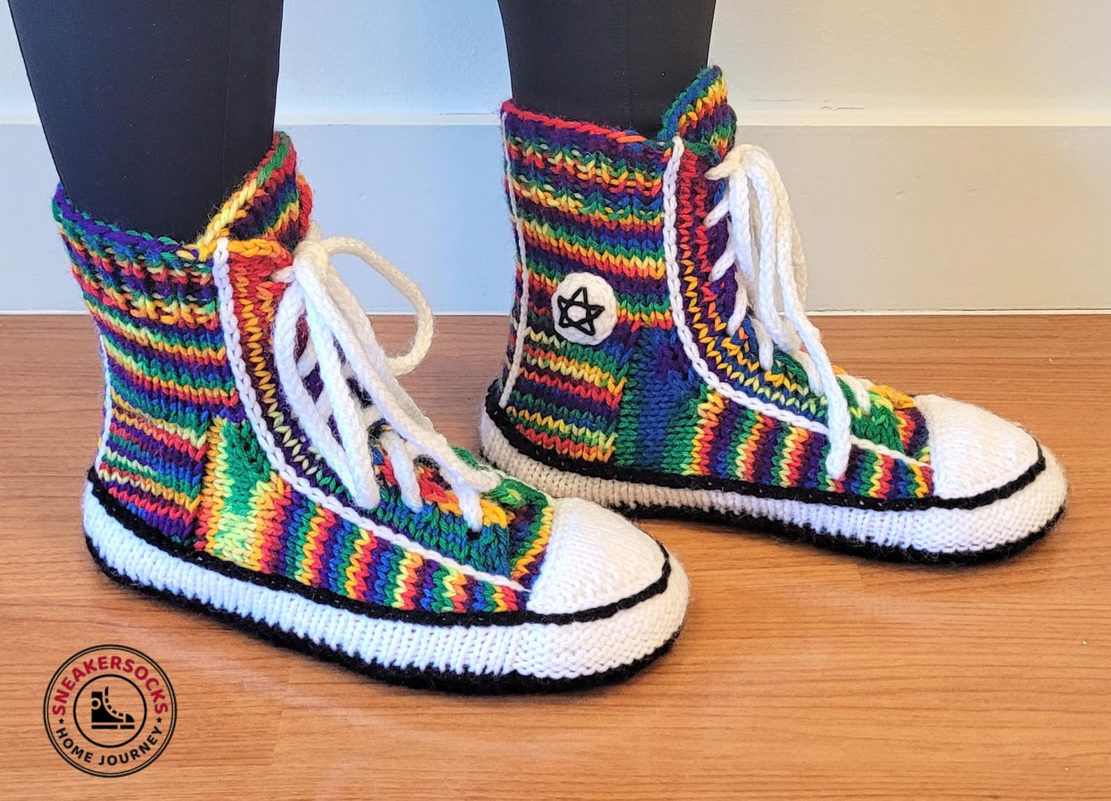 Handmade Holiday Gifts for Sneaker Lovers. Cute Knitted Converse-style ...