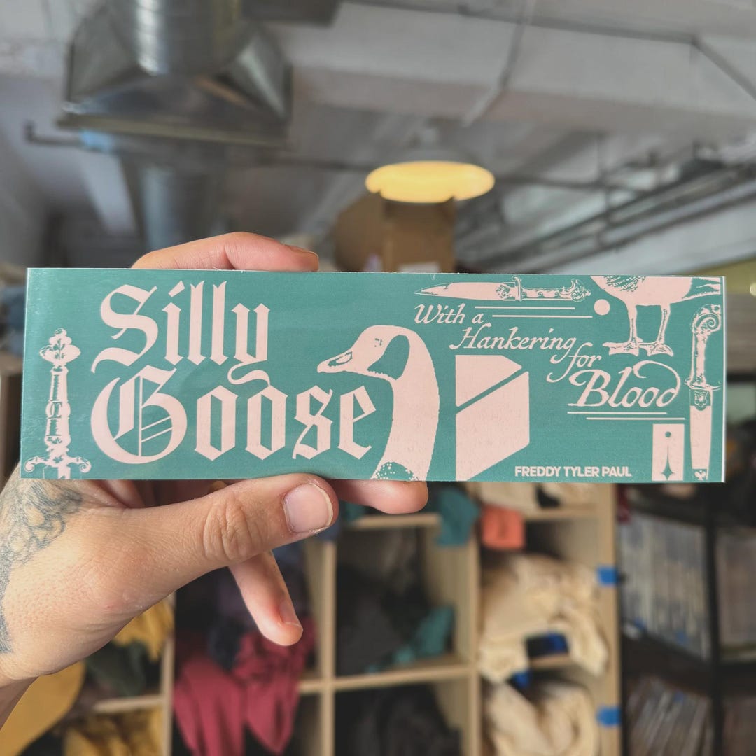 Silly Goose Bumper Sticker - Etsy