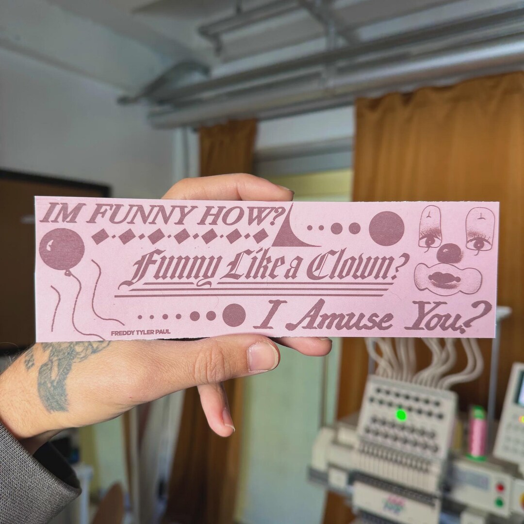 Funny Like A Clown Bumper Sticker - Etsy