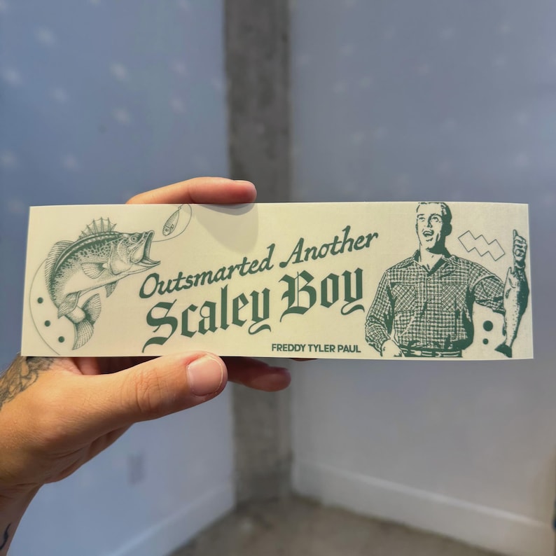 Scaley Boy Bumper Sticker - Etsy