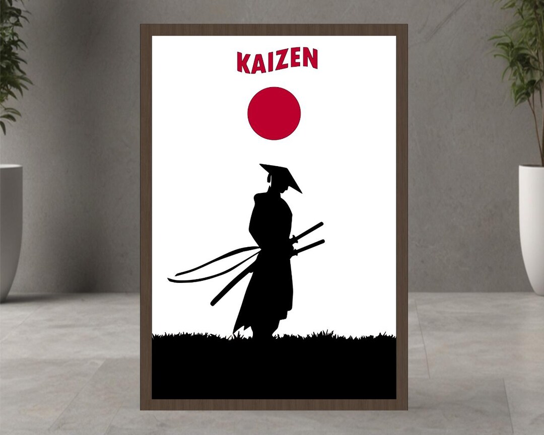 Samurai, Kaizen, Ninja, Japan, SVG, Laser Cut File,3d Layered Cut File ...