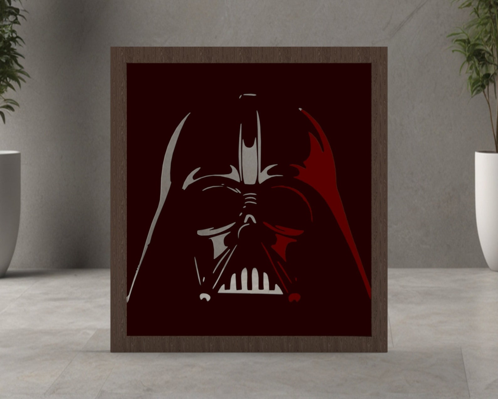 DARK SIDE SVG, Laser Cut File,3d Layered Flag Cut File,art Piece for ...