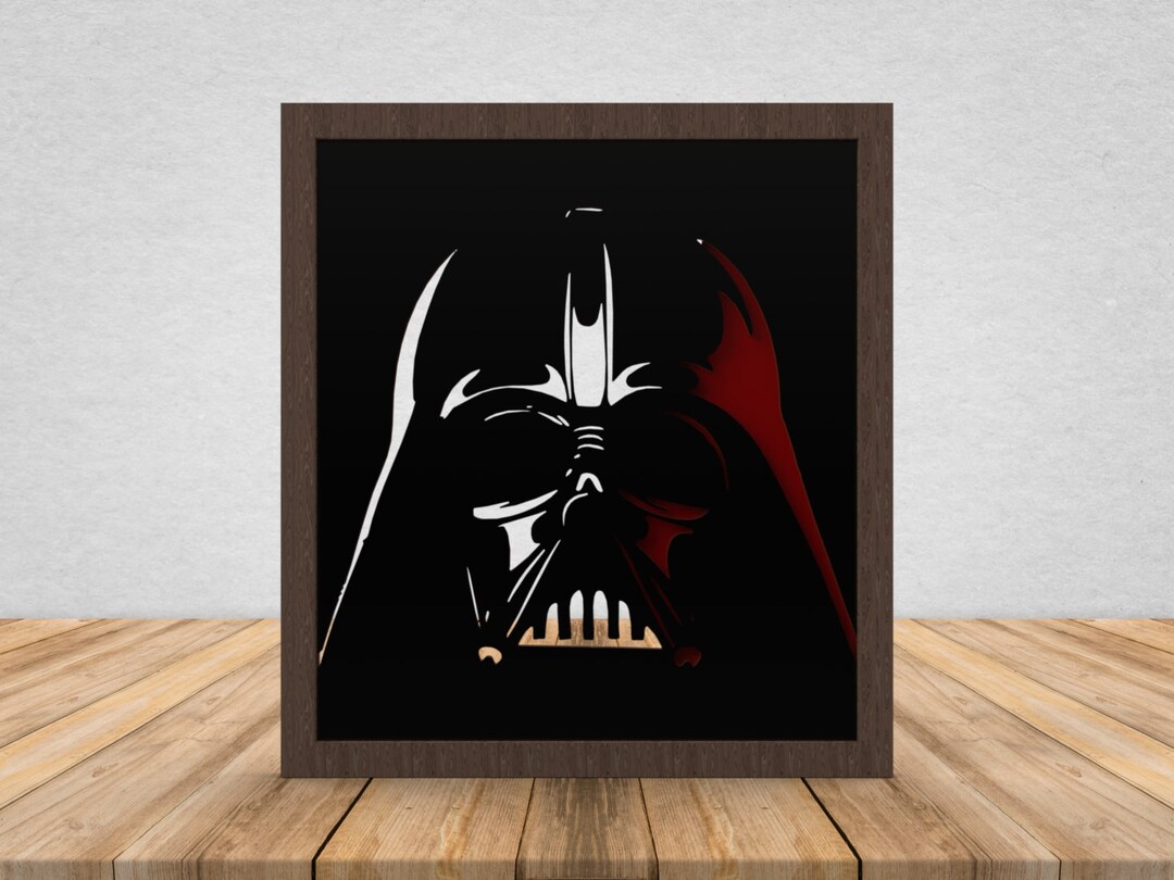 DARK SIDE SVG, Laser Cut File,3d Layered Flag Cut File,art Piece for ...