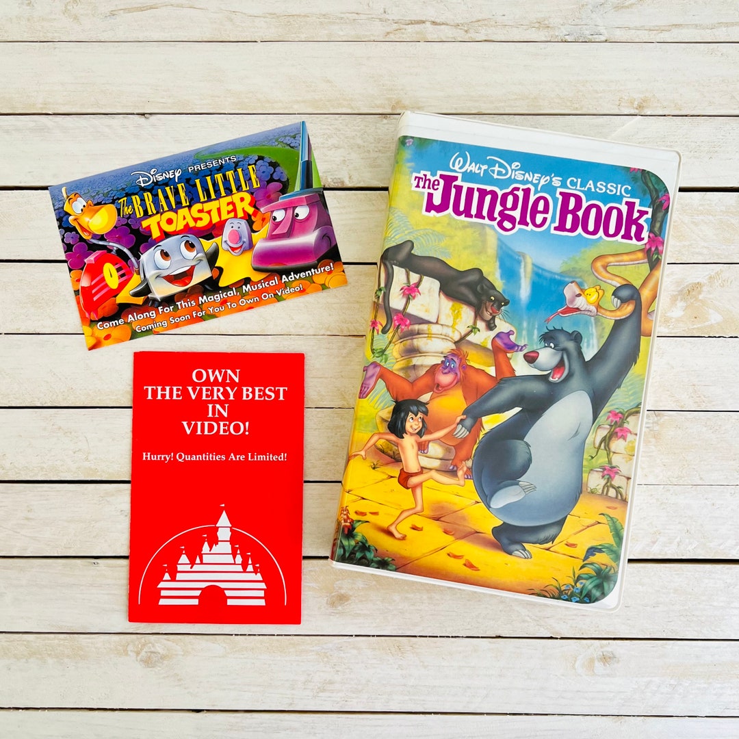 Jungle Book VHS Cassette / Black Diamond Classic With Original Leaflets ...