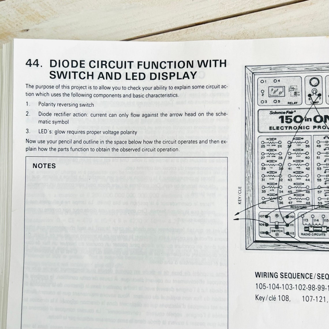 Vintage Electronic Project Kit / 1976 Science Fair 150 in One / Radio ...