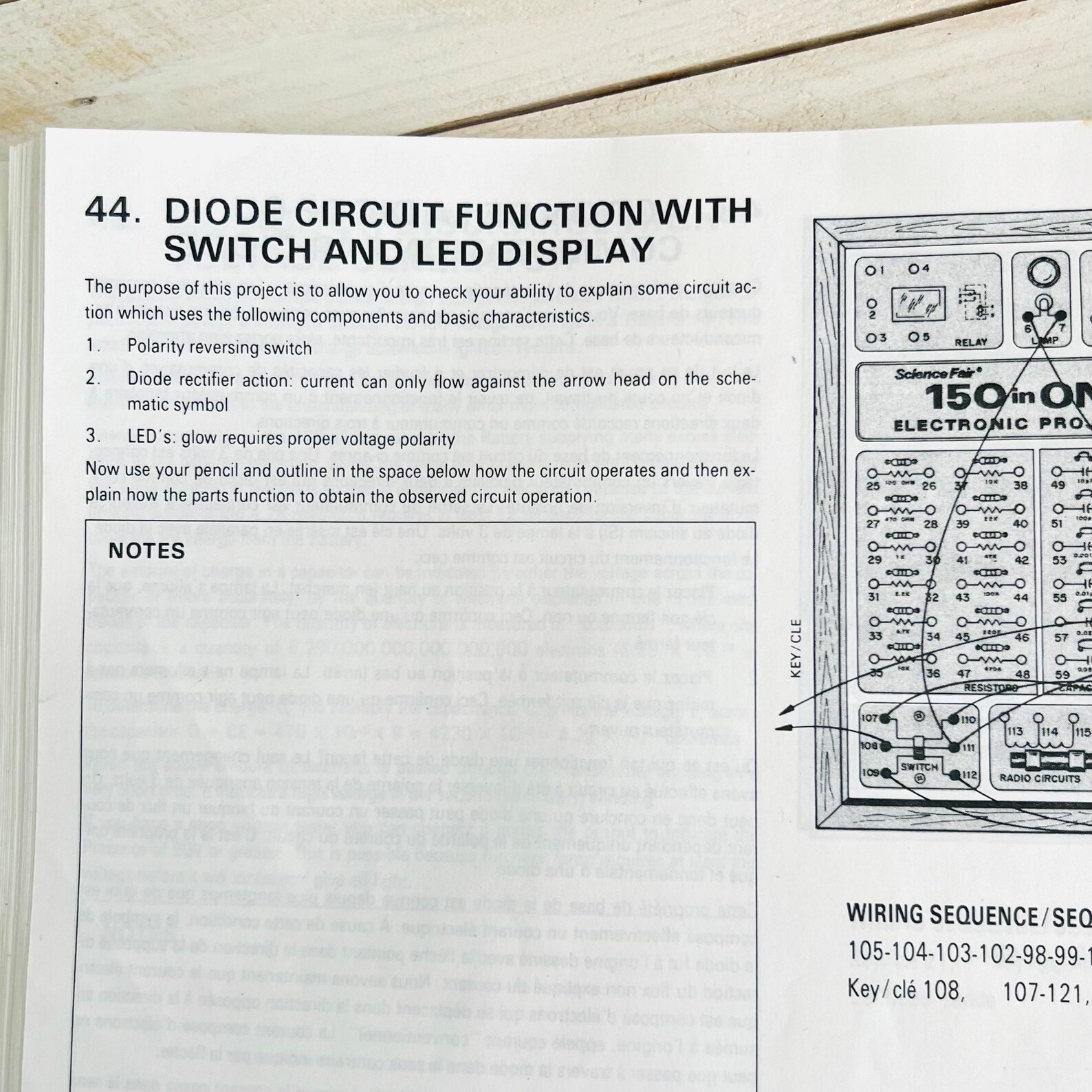 Vintage Electronic Project Kit / 1976 Science Fair 150 in One / Radio ...