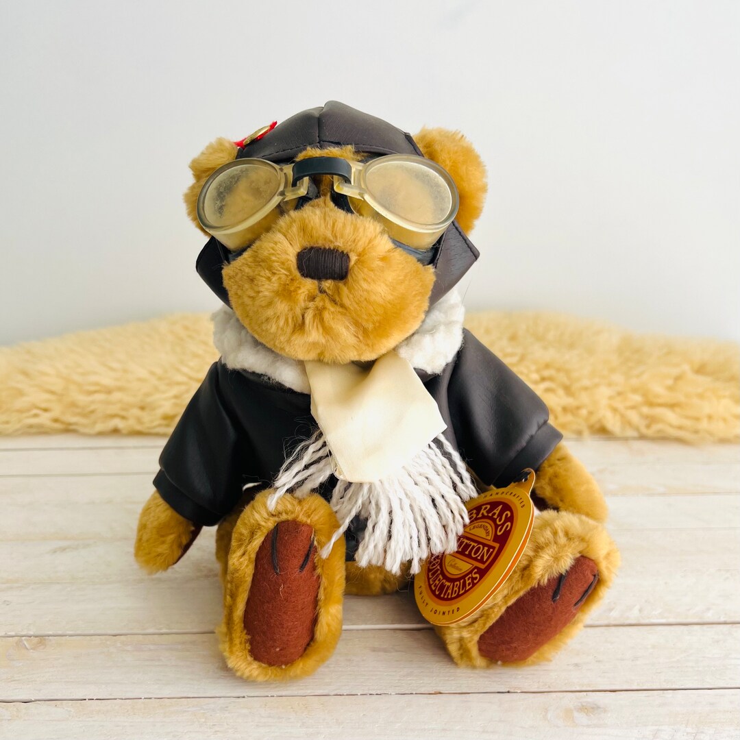 Vintage Aviator Bear / radar Picford Collectable Bear With Goggles ...