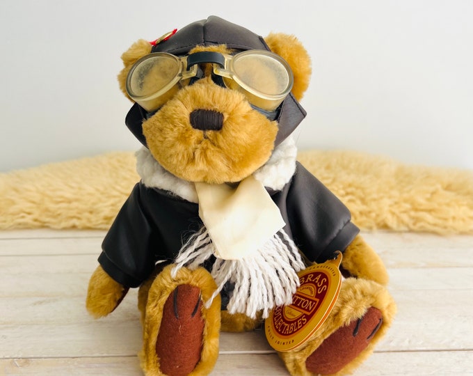 Vintage Aviator Bear / “radar” Picford Collectable Bear With Goggles ...