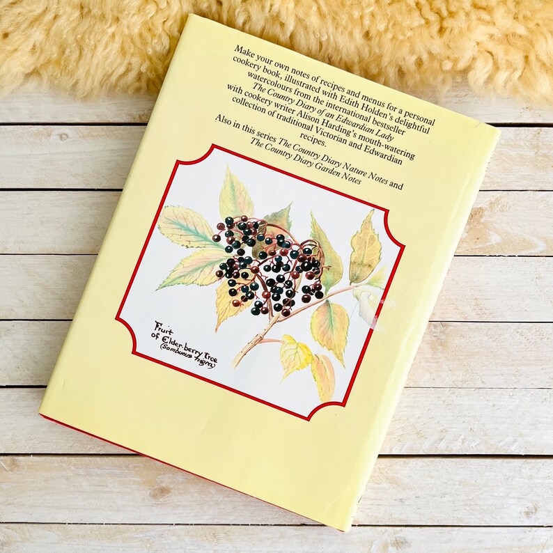 Vintage Cookery Notes Book / the Country Diary / Edith Holden and ...