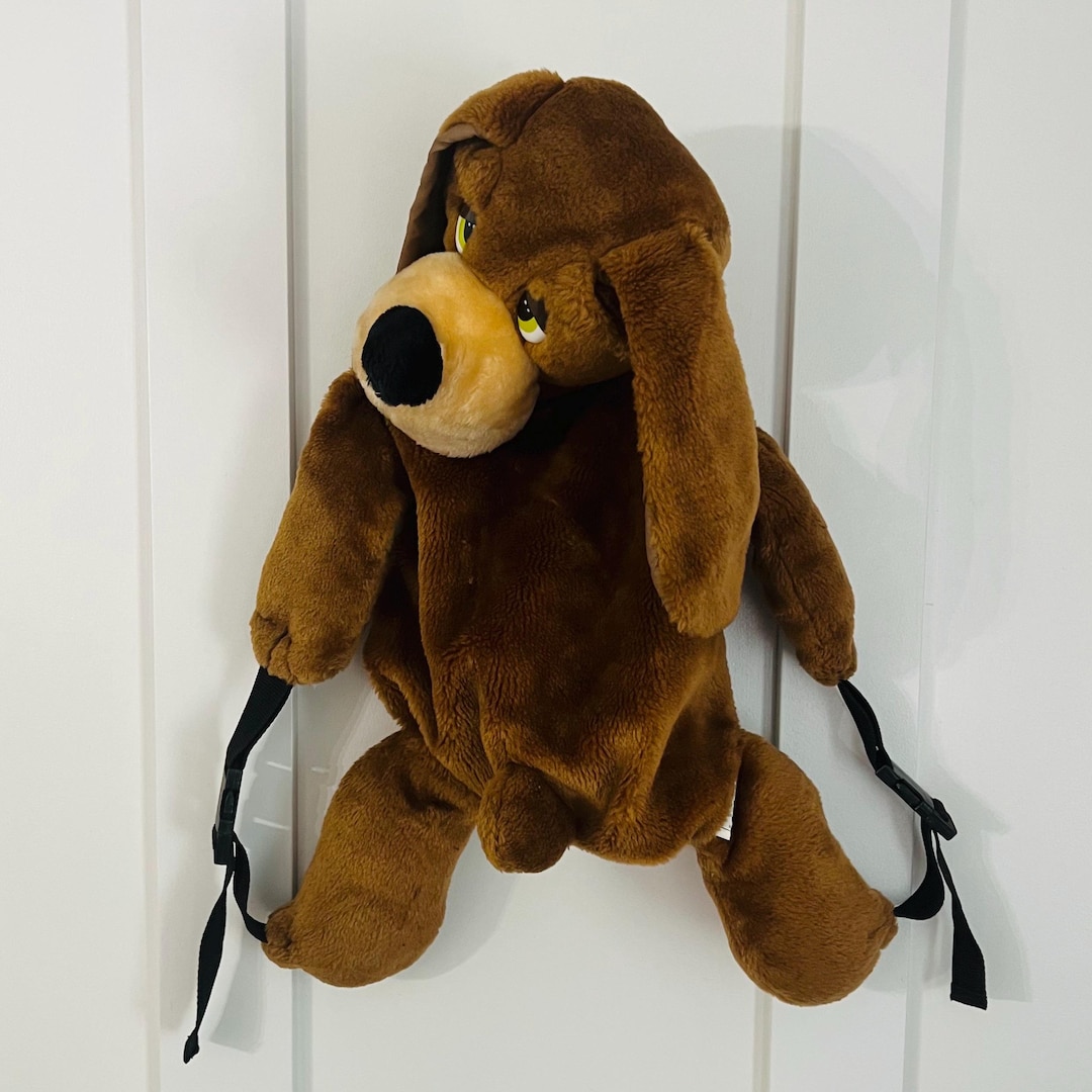 Vintage Beagle Pet Pack Backpack / Dog Knapsack From 1980s / Cute Retro ...