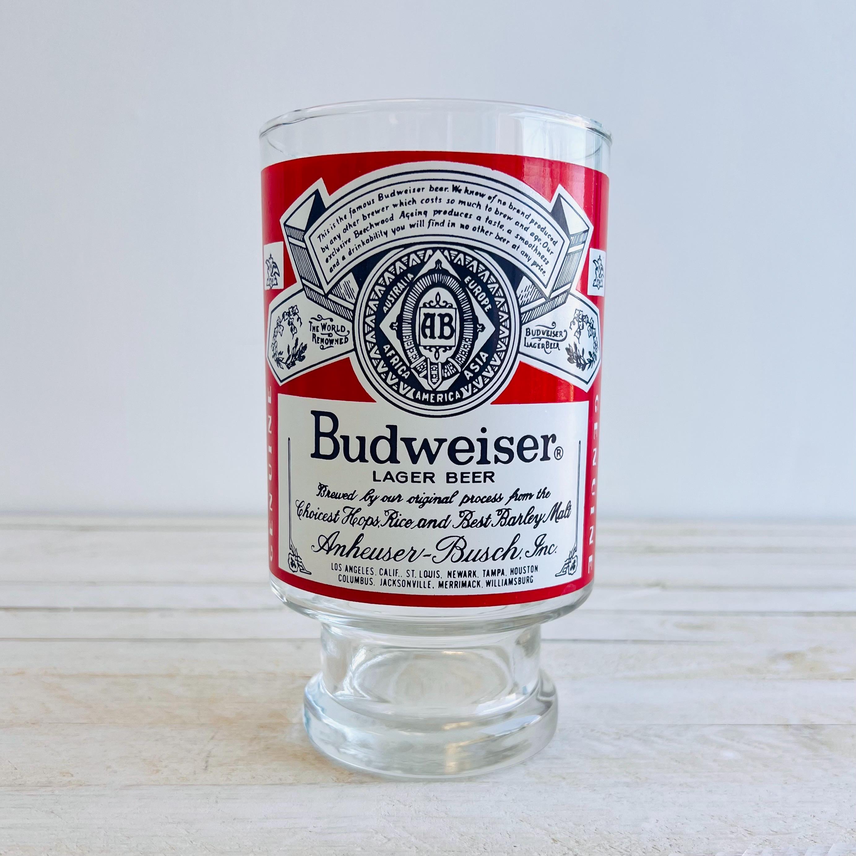 Vintage Budweiser Glass Stein / 1980’s Beer Glass / Anheuser-busch ...