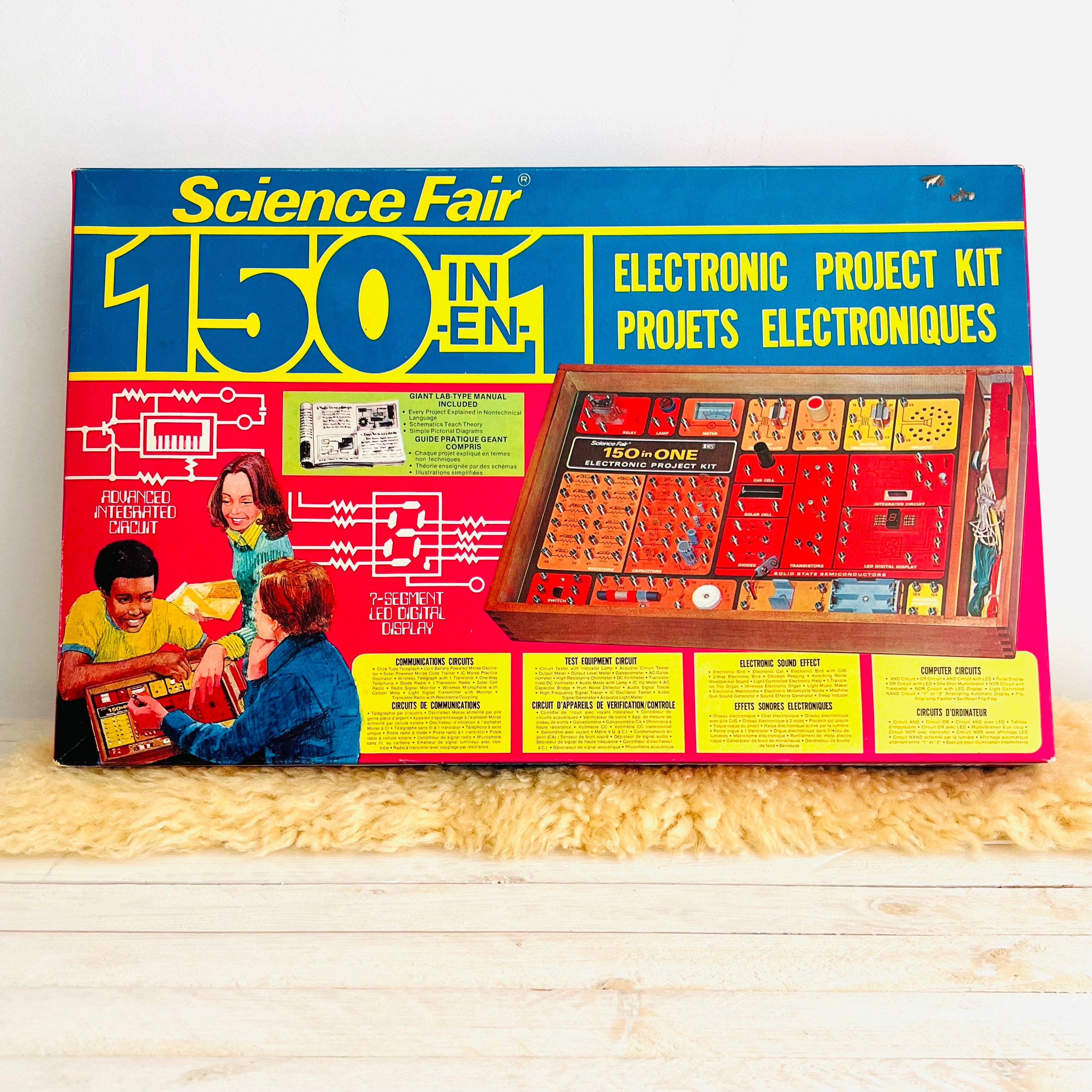 Vintage Electronic Project Kit / 1976 Science Fair 150 in One / Radio ...