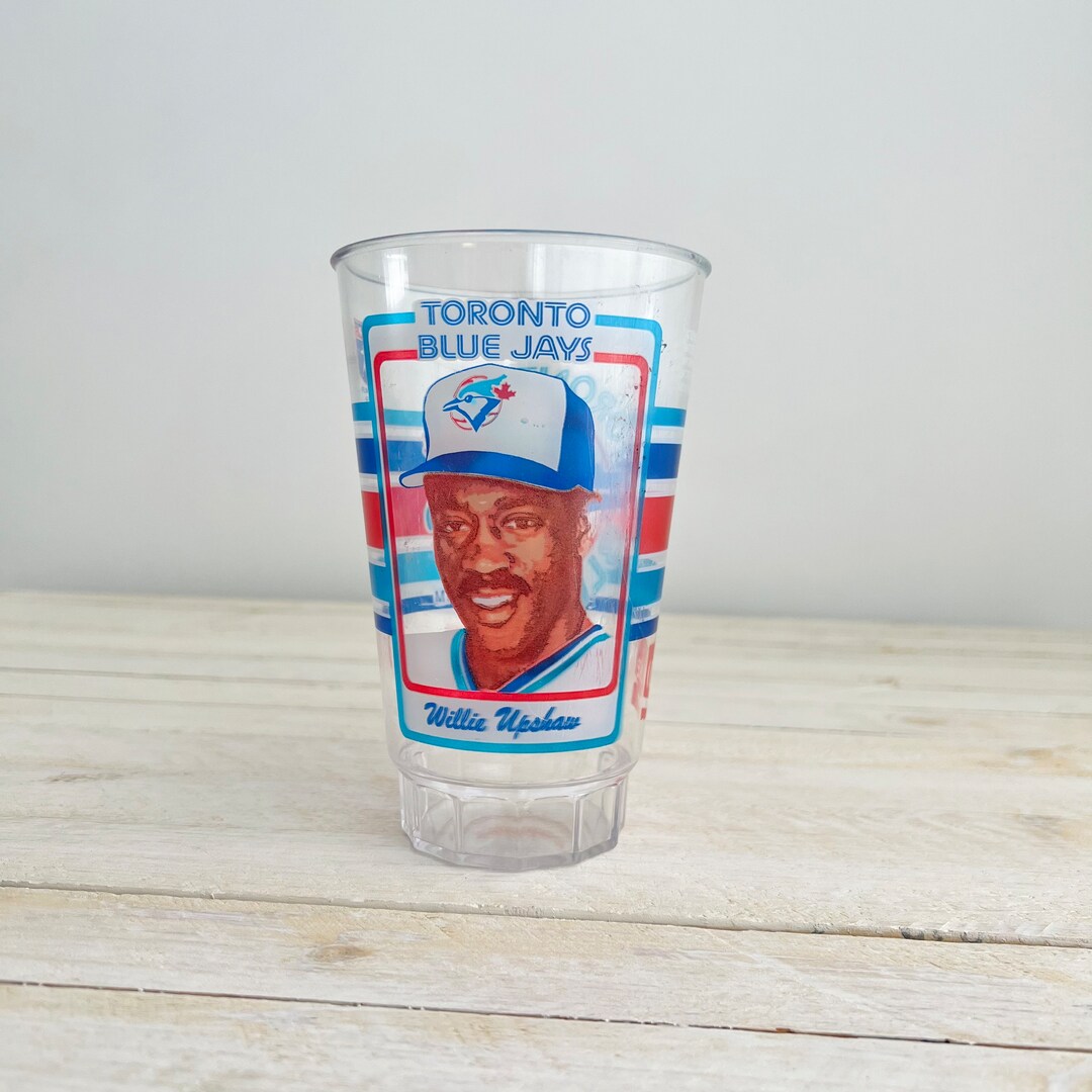 1980’s Becker’s Blue Jays Plastic Cup / Willie Upshaw 1986 1987 ...