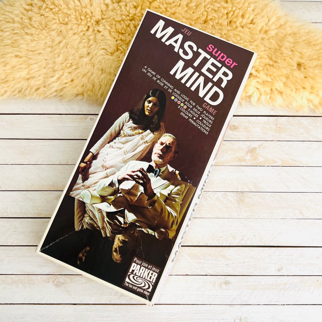 Vintage Super Mastermind Game / 1975 Parker Bros / A Game of Cunning ...