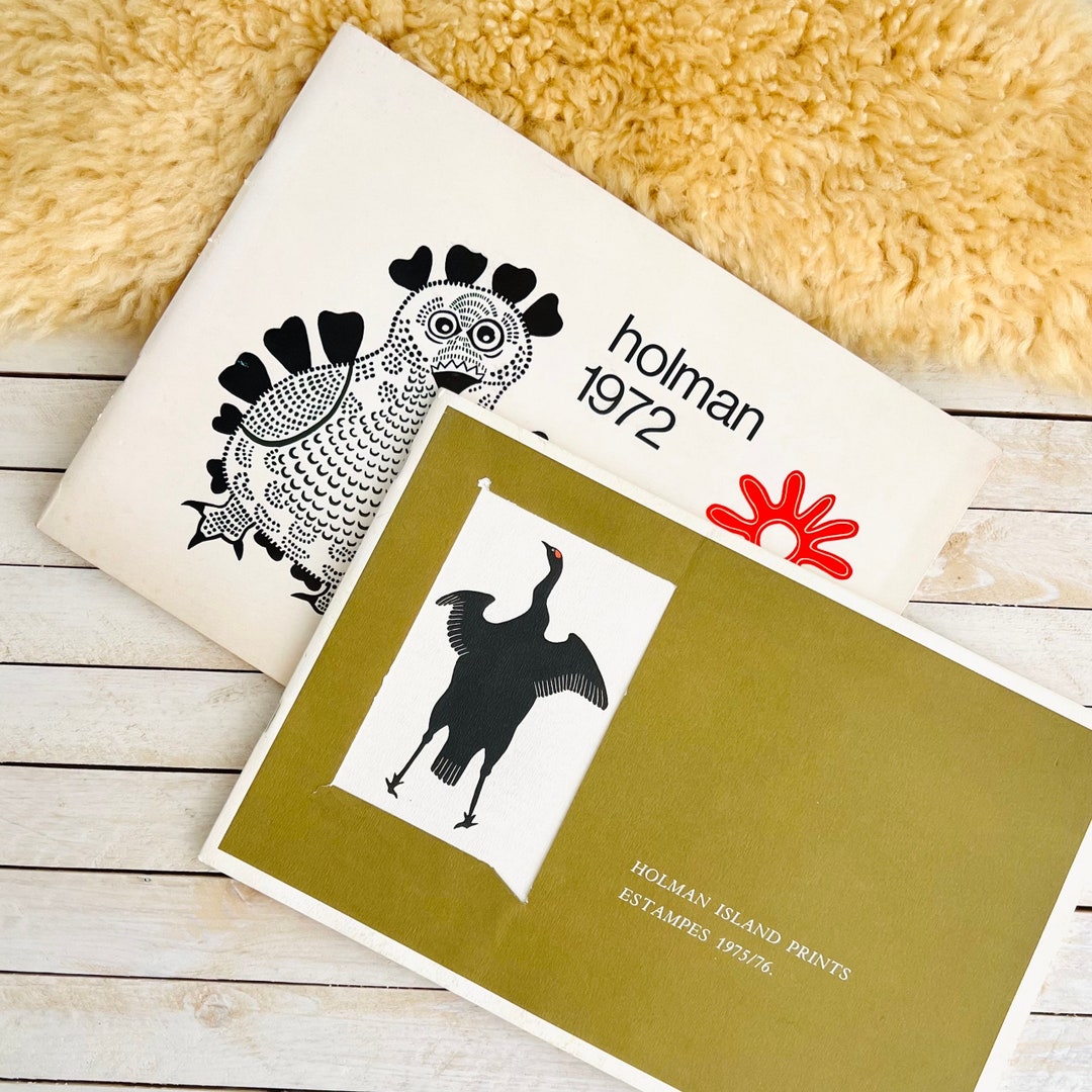 Vintage Holman Island Prints Book / Uluqsaqtuua NWT Prints From 1970s ...