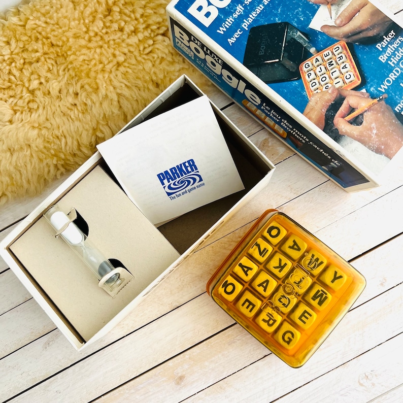 Vintage Boggle 1976 / Parker Brothers Hidden Word Game / Fun Retro ...