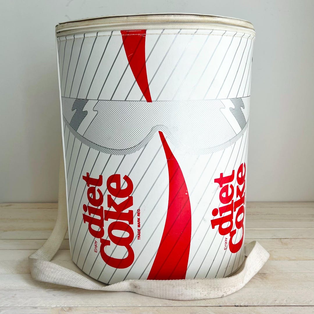 Vintage Diet Coke Large Cooler Bag / Insulated Coca Cola Bag With Strap ...