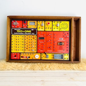 Vintage Electronic Project Kit / 1976 Science Fair 150 in One / Radio ...