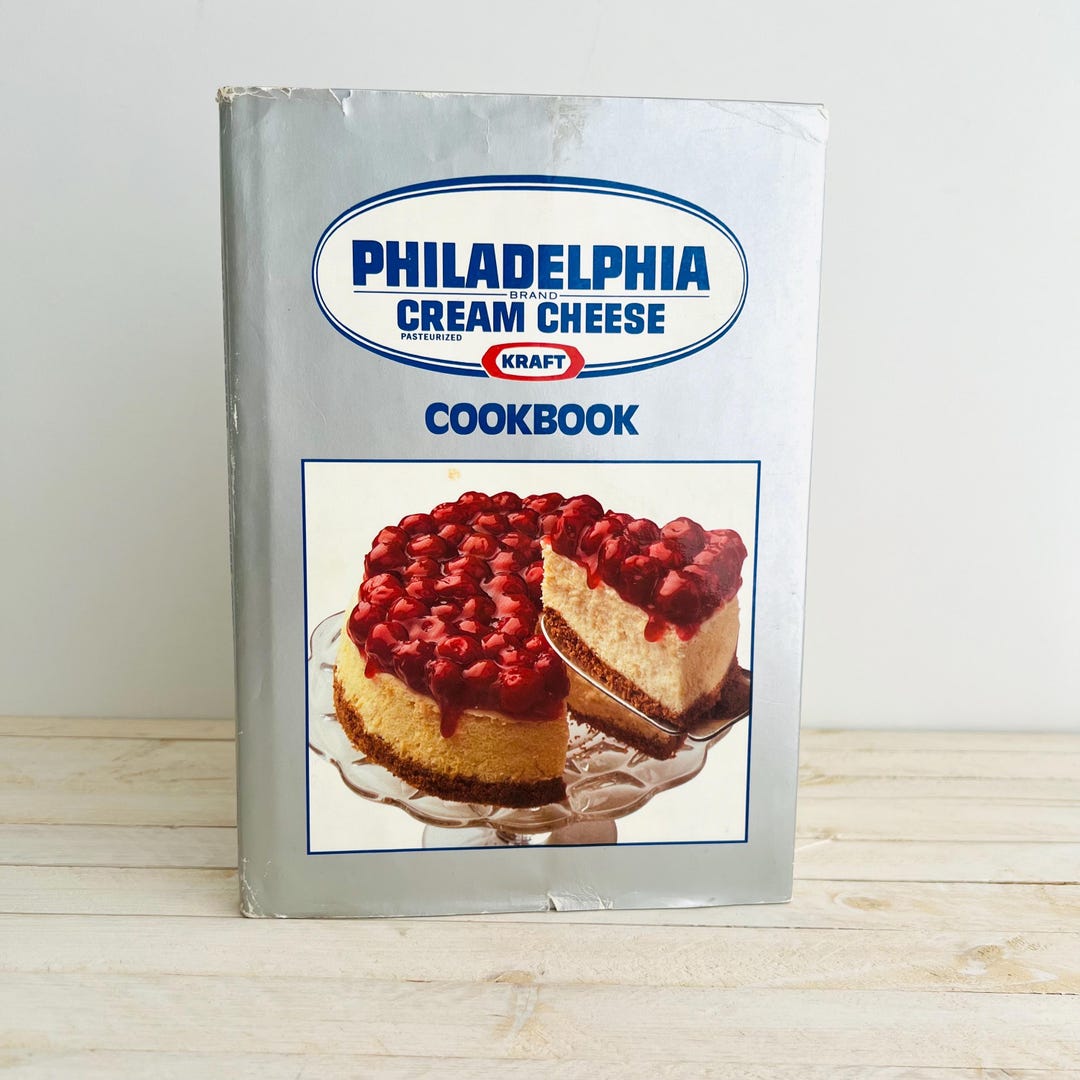 1988 Philadelphia Cream Cheese Cookbook / Vintage Recipe Book / Famous ...