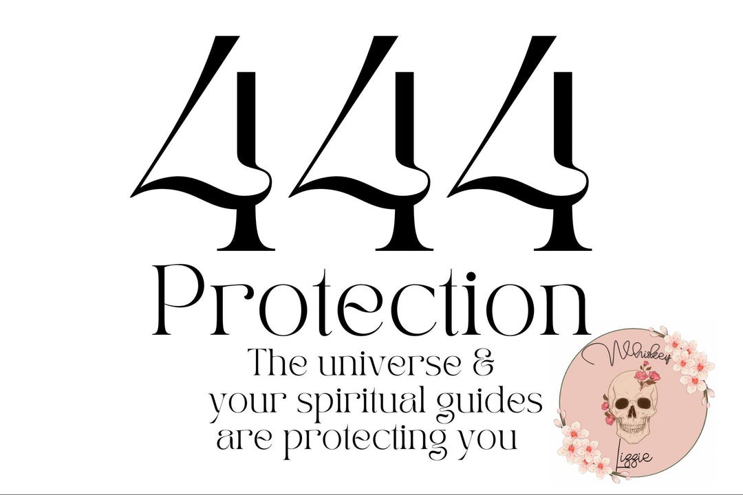 444 Angel Number PNG - Etsy
