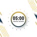 Stream Countdown Timer Overlay "sleek" - Yellow & Blue - Etsy