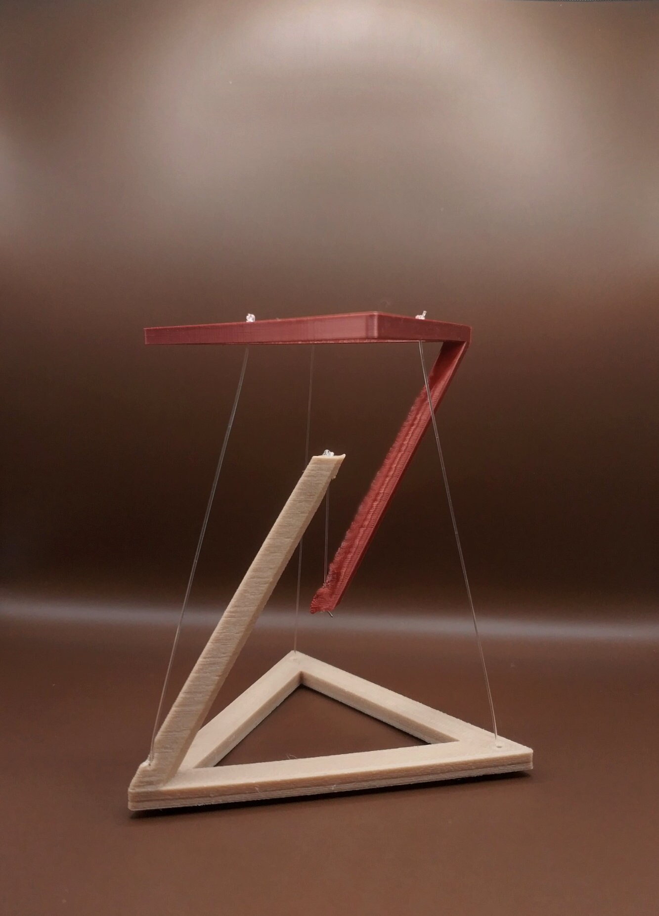 Tensegrity Mini Table , Impossible 3D Illusion, Mini Plant Stand, Desk ...