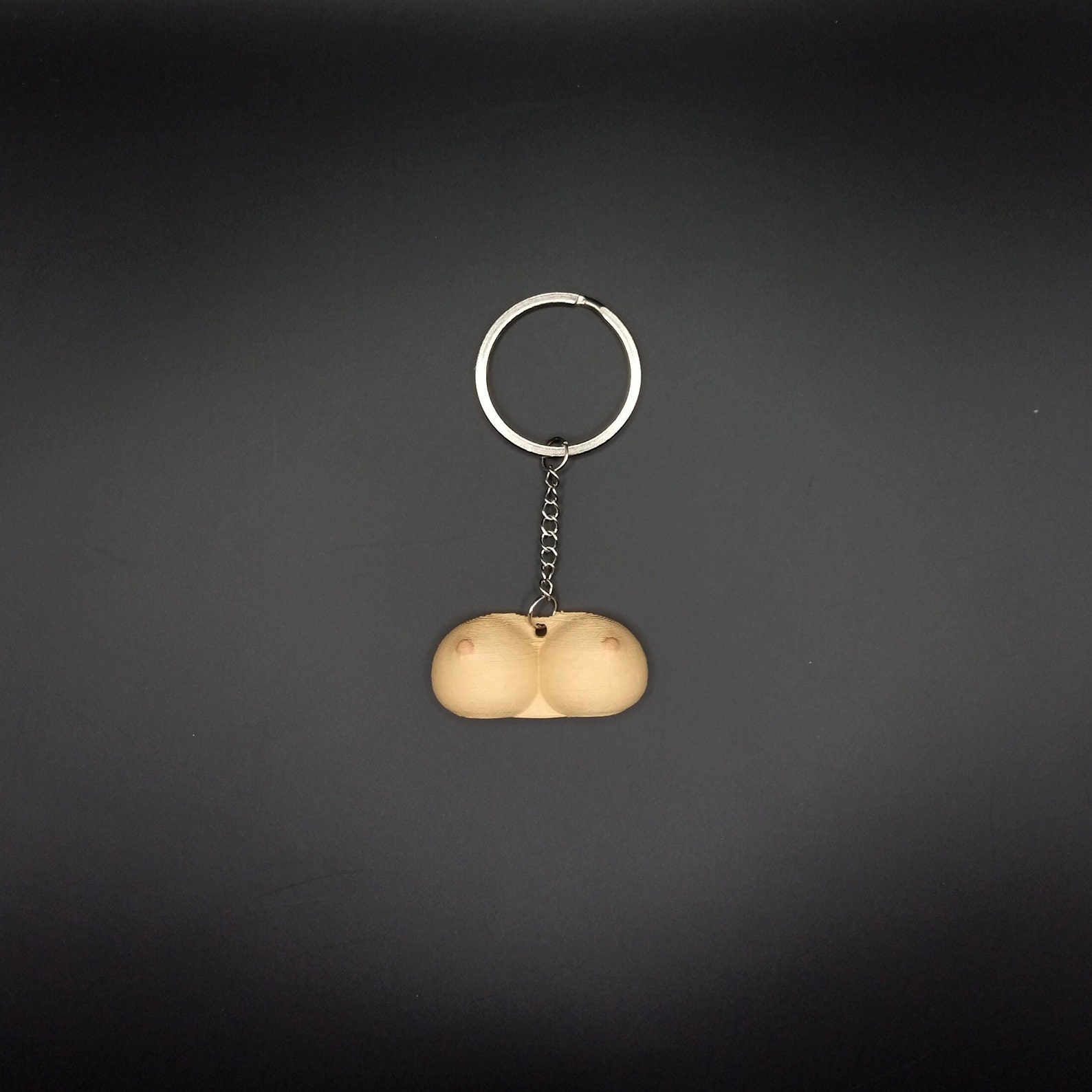3D Printed Boob Keychain Hand-painted Feminist Art Female - Etsy