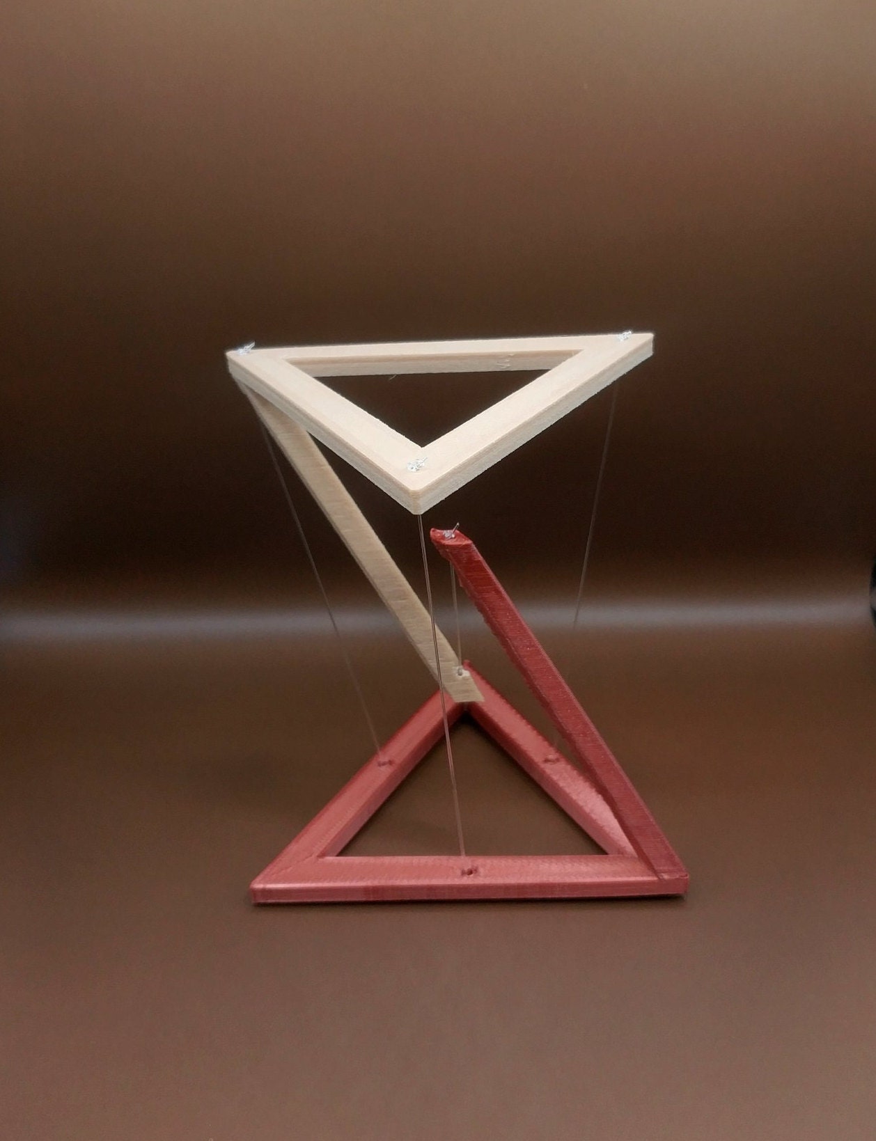 Tensegrity Mini Table , Impossible 3D Illusion, Mini Plant Stand, Desk ...