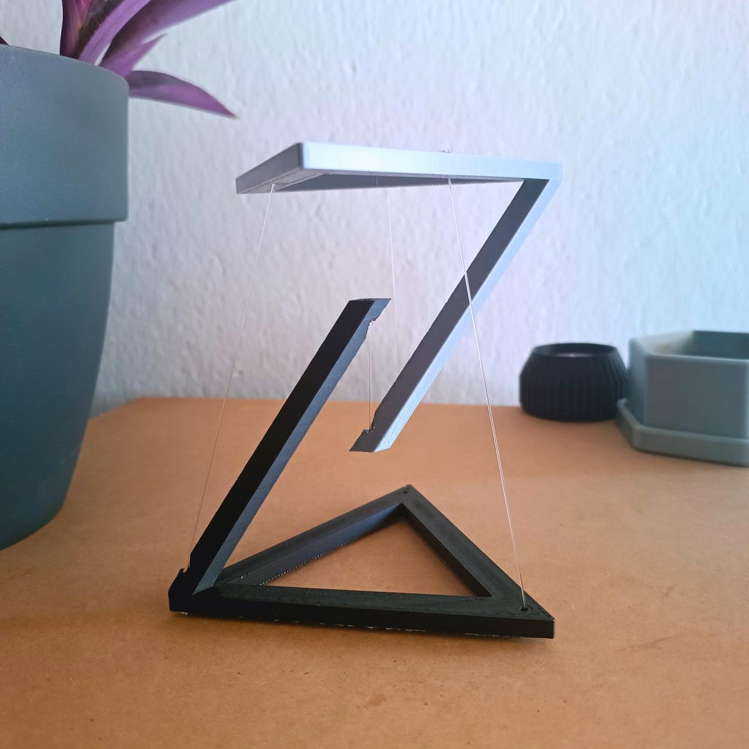 Tensegrity Mini Table , Impossible 3D Illusion, Mini Plant Stand, Desk ...